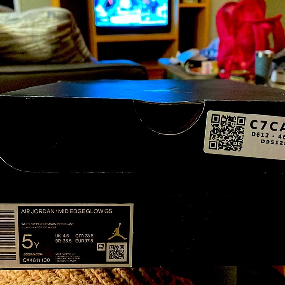 Nike | Shoes | Brand New Jordan Mid Edge Glow Girls Size 5 | Poshmark